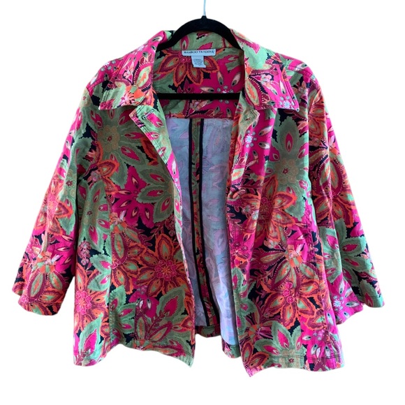 Bamboo Traders | Jackets & Coats | Bamboo Traders Pink Green White Red ...